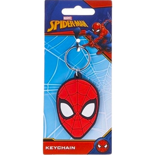 Buy Marvel: Spider-Man Face Rubber Keychain
