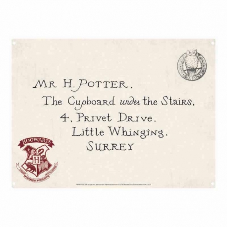 Buy Harry Potter: Privet Drive Letter Metal Sign,